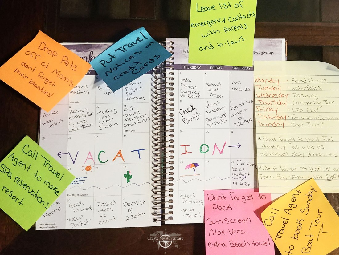 Over Planning – Create My Adventure Travel Blog